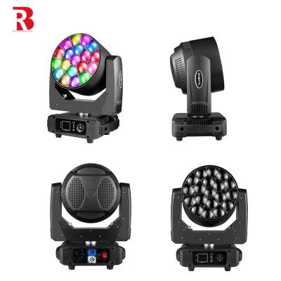 Cina 19 pezzi 15W Moving Head Stage Light per effetti di illuminazione dinamica in nero in vendita