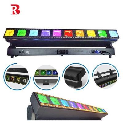 Cina 10x60W RGBW Effetti personalizzabili LED Bar Beam Moving Head Stage Light Per spettacoli personalizzati in vendita