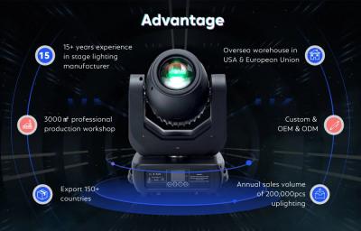 China White Moving Head 100 W LED Spot Beam Stage Light For Small And Medium Sized Concerts for sale