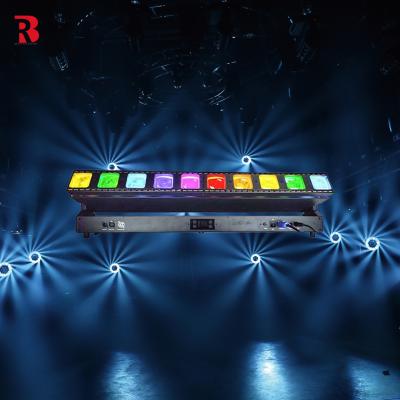 Cina 10*60W RBGW 4in1 LED Bar Beam Moving Head Stage Light Fabbricanti in vendita
