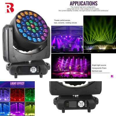 Cina Controllo completo dell'illuminazione RGBW 4in1 LED Moving Head Light per spettacoli musicali in vendita