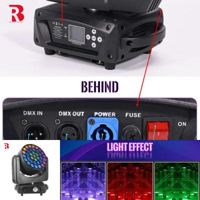 Cina Controllo completo dell'illuminazione RGBW 4in1 LED Moving Head Light per spettacoli musicali in vendita
