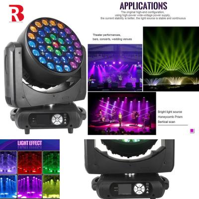 中国 活気のある視覚効果 RGBW 4in1 LED 音楽演奏のための動くヘッドライト 販売のため