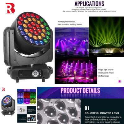 Cina Creare un'atmosfera dinamica con RGBW 4in1 LED Moving Head Light per eventi aziendali in vendita