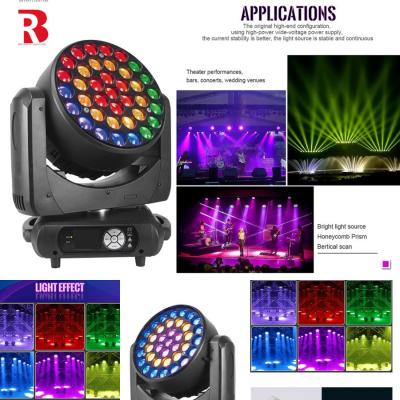 Cina Creare un'atmosfera dinamica con RGBW 4in1 LED Moving Head Light per eventi aziendali in vendita