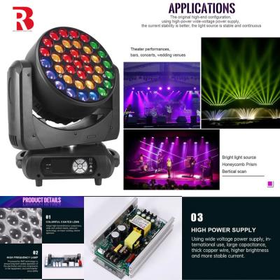 Cina Creare un'atmosfera dinamica con RGBW 4in1 LED Moving Head Light per eventi aziendali in vendita