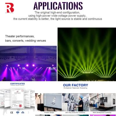 Cina Fornitore di luci da palco a testa mobile Sharp DMX per esterni da 320 W in vendita