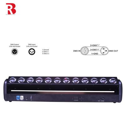 China 240V 12*30W DMX512 LED Pixel Bar Light LED Moving Head Stage Light Para Disco à venda