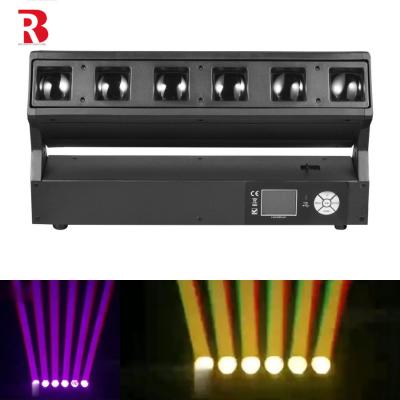 中国 DMX制御RGBW 4in1 移動ヘッドライト LED 6*40W プロのステージ照明のために 販売のため