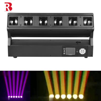 中国 DMX制御RGBW 4in1 移動ヘッドライト LED 6*40W プロのステージ照明のために 販売のため