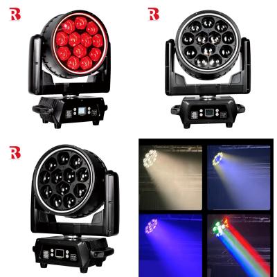 Cina 12*40W DMX RGBW Indoor LED Beeye Moving Head Wash Zoom Light per eventi di nozze in vendita