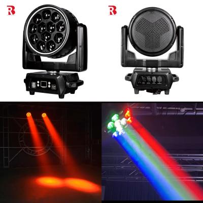 中国 DJ機器 LED 移動頭 ズーム 12*40W RGBW ステージパフォーマンスのためのビーアイライト 販売のため