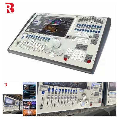 China Controlador de iluminação de palco DMX Tiger Touch 2 Console de controle de luz de cabeça móvel à venda