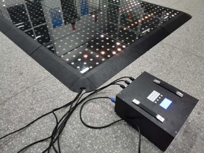 China Programa de piso de baile inalámbrico LED personalizable DJ ABS Housing Mat Interior for sale