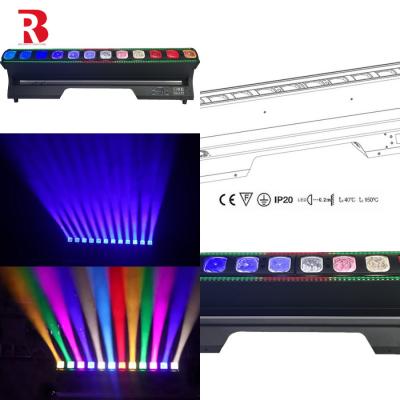 中国 12*40W Led Moving Head Beam Bar With Zoom And Strip For Dj Disco Stage Performance 販売のため