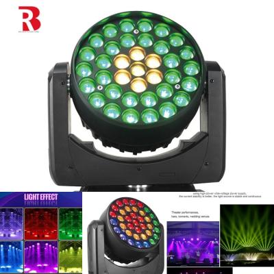 Cina Ingrosso Potente Moving Head Lights 37*15W Bee Eye Pixel Led Beam Wash ZOOM Rotation DMX 512 in vendita