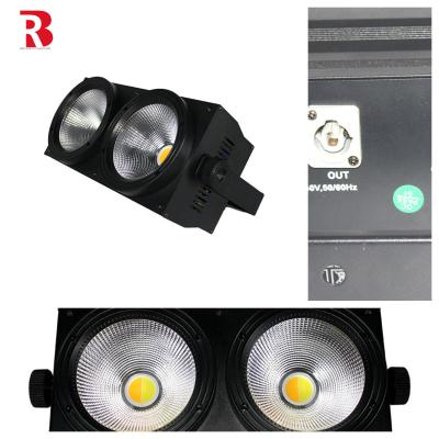 China 200W Blinder 2x100 Rgb White Led 2eyes 100w Blinder Audience Stage Light for sale