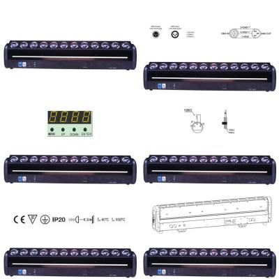 Cina Lumi di scena laser a fascio mobile 12x30W 4-in-1 RGBW LED Beam Bar For Event in vendita