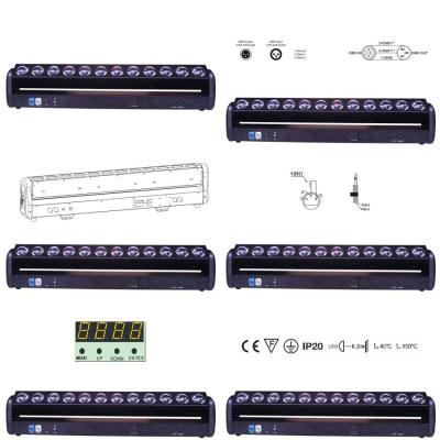 中国 移動ヘッドビームレーザーステージライト 12x30W 4イン1 RGBW LEDビームバー イベント用 販売のため