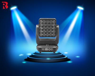 Cina 240V 6500K 25*12W CREE RGBW LED Matrix Moving Head Light Per Festa Disco in vendita