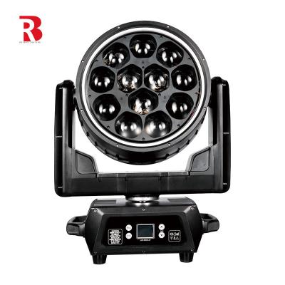 China 12x40W RGBW Moving Head Light Zoom Wash Light For Professional Stage Bar Night Club for sale