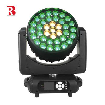 China RGBW 4In1 Zoom Beam Wash Dmx Control Led Moving Head Light For Dj Disco Stage for sale