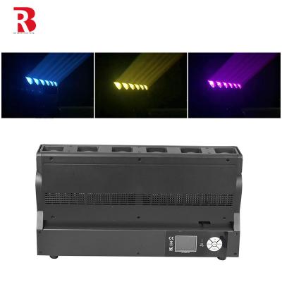 Cina DJ Disco LED Stage Light 6x40W RGBW 4in1 Zoom Wash Moving Pixel Beam Barre luminose a LED in vendita