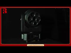 Led Beam Mini LED Moving Head 7pcs 40W RGBW 4 em 1 LEDs Beeye Light