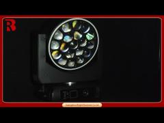 19*40W DMX IP65 LED Spot Zoom Moving Head Light fábrica