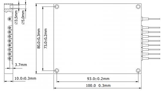 Quality CWDM Wavelength Division Multiplexer Module for sale