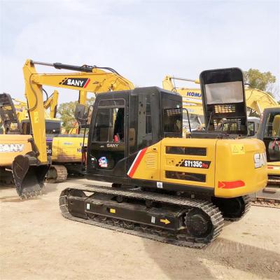Cina 13.5 tonnellate sany 135c escavatore usato vende prodotti di alta qualità macchine da costruzione nelle fabbriche cinesi in vendita