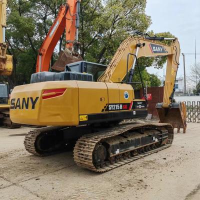 China Hot selling 21 ton used sany sy215c excavator in shanghai used sany excavator at low price for sale for sale