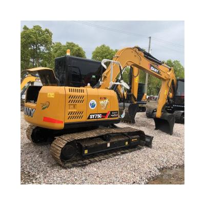 Cina Classico 7.5Ton Mini economico in vendita usato escavatore sany75 in vendita