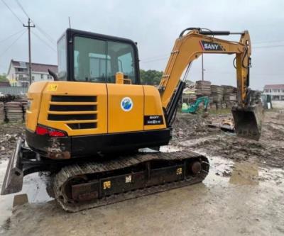 China Excavadora usada Sany 65-10 de origem chinesa com alta aparência e alto custo de desempenho estão à venda à venda