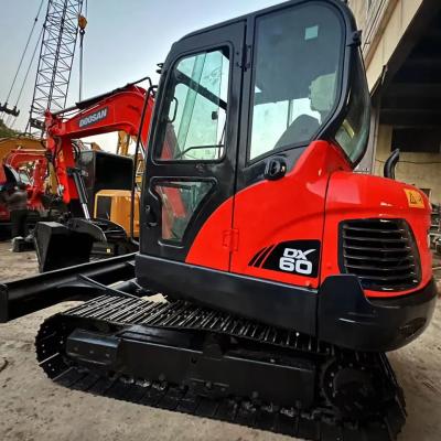 China 6 Ton Used Excavator Doosan DX60 small excavator used excavator for sale for sale