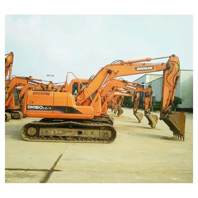 China Used Crawler Excavator Doosan Dh150-7 Doosan dh150w 140w Used Wheel Excavator in Good Condition for sale