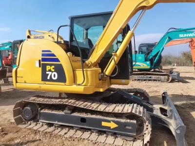 Cina 7 tonnellate di excavatore Komatsu usato PC70 Vecchio macchinario da costruzione in vendita
