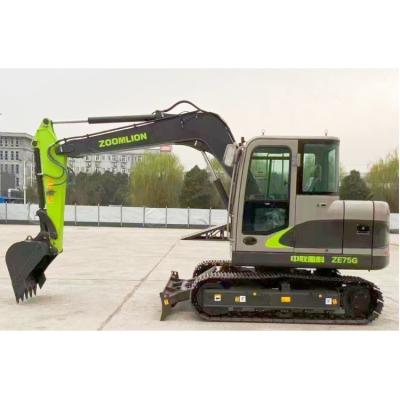 Китай Купить подержанный экскаватор в Китае! Подержанный экскаватор ZOOMLION ZE75G в идеальном состоянии! продается