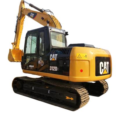 Cina Vendita a caldo escavatore usato cat 312 a Shanghai 12 tonnellate cat 312 d2 escavatore usato in vendita