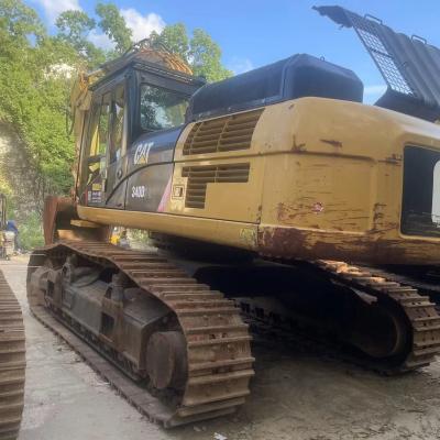 China Grote 100% originele Japanse gebruikte graafmachine kat 340D 39ton gebruikte rups graafmachine voor mijnbouw Te koop