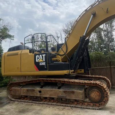 China Gebruikte Cat 336 Crawler graafmachine voor schommelend bouwproject Cat 336E 36 ton graafmachine zware bouwmachines Te koop