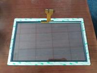 China Rectangle 198x122mm 1.7mm Thickness Capacitive Touch Panel Laminated 3M OCA for sale