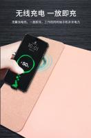China Multifunctional PU Wireless Charging Mouse Pad 10W Fast Charging for Mobile Phone and Laptop for sale