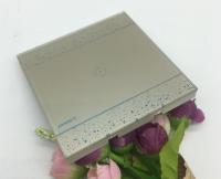 China Custom Intelligent Touch Tempered Glass Switch Panel 86mm 110V 220V for sale