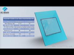 Transparent Polyimide Flexible Cover Glass