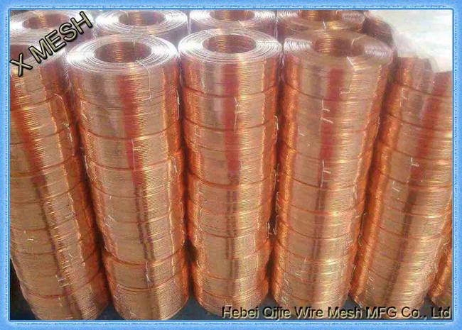 Copper coated stitching wire