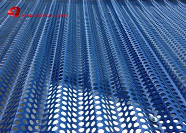 perforated corrugated sheet