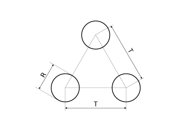 patern of round hole sheets