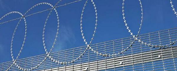 razor wire for 358 mesh fence
