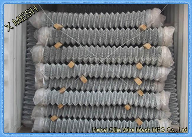 loading of chain link fence